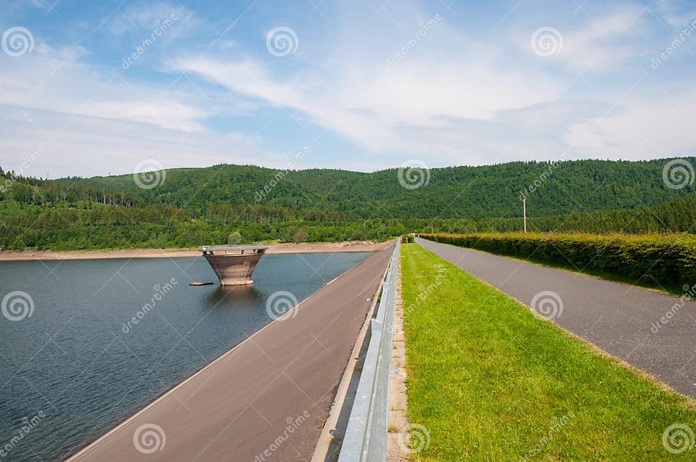 Innerste Dam in Germany stock image. Image of green - 101829769