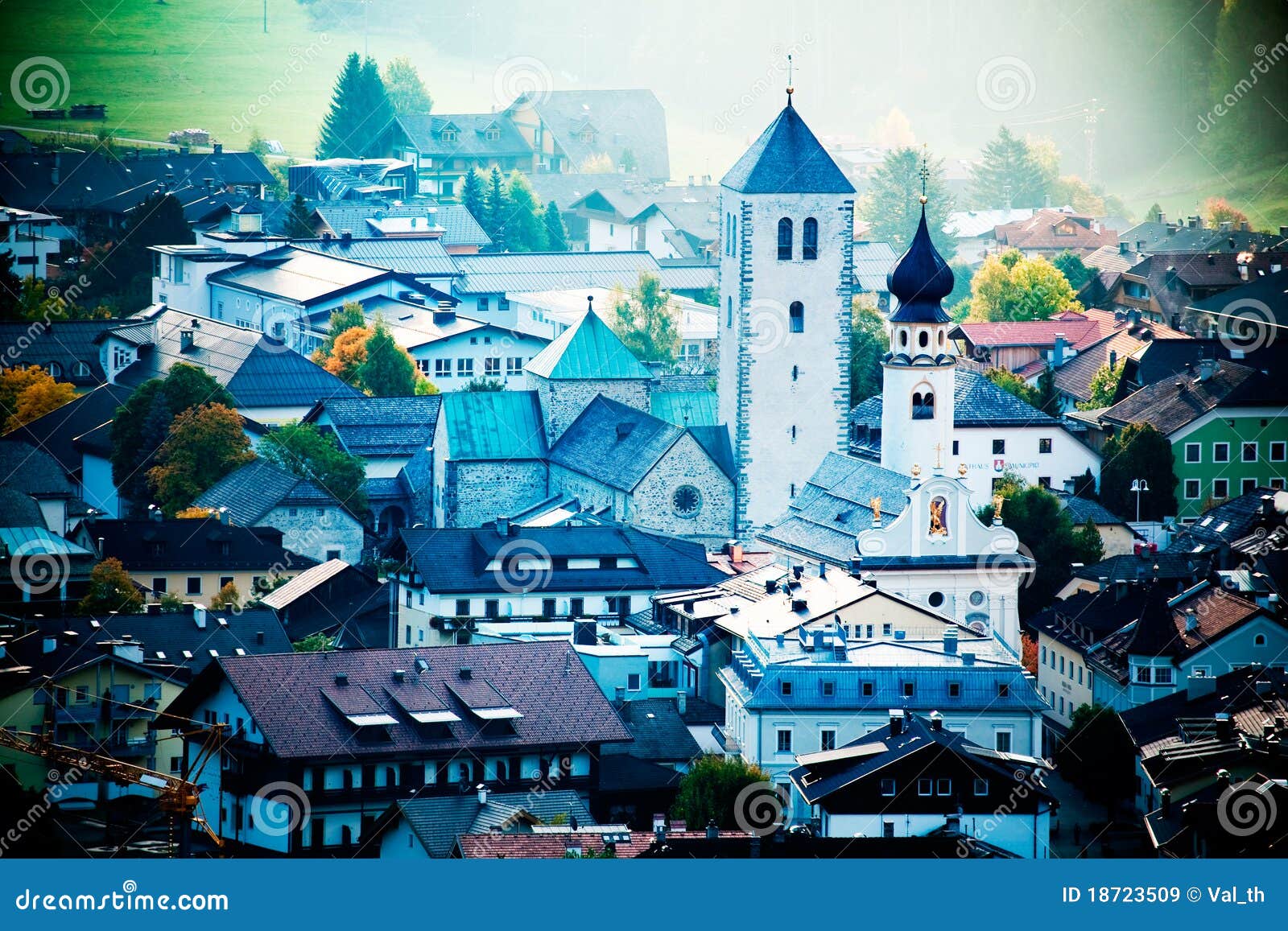 Innichen stock image. Image of italy, drei, landscape - 18723509