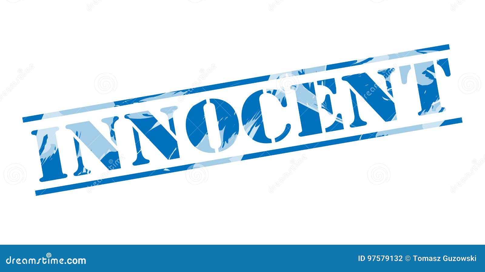 Innocent blue stamp stock illustration. Illustration of label - 97579132
