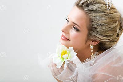 Innocent bride stock image. Image of glamorous, hairdo - 6181167