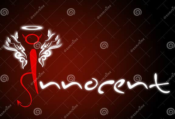 Innocent devil stock illustration. Illustration of glow - 11325666