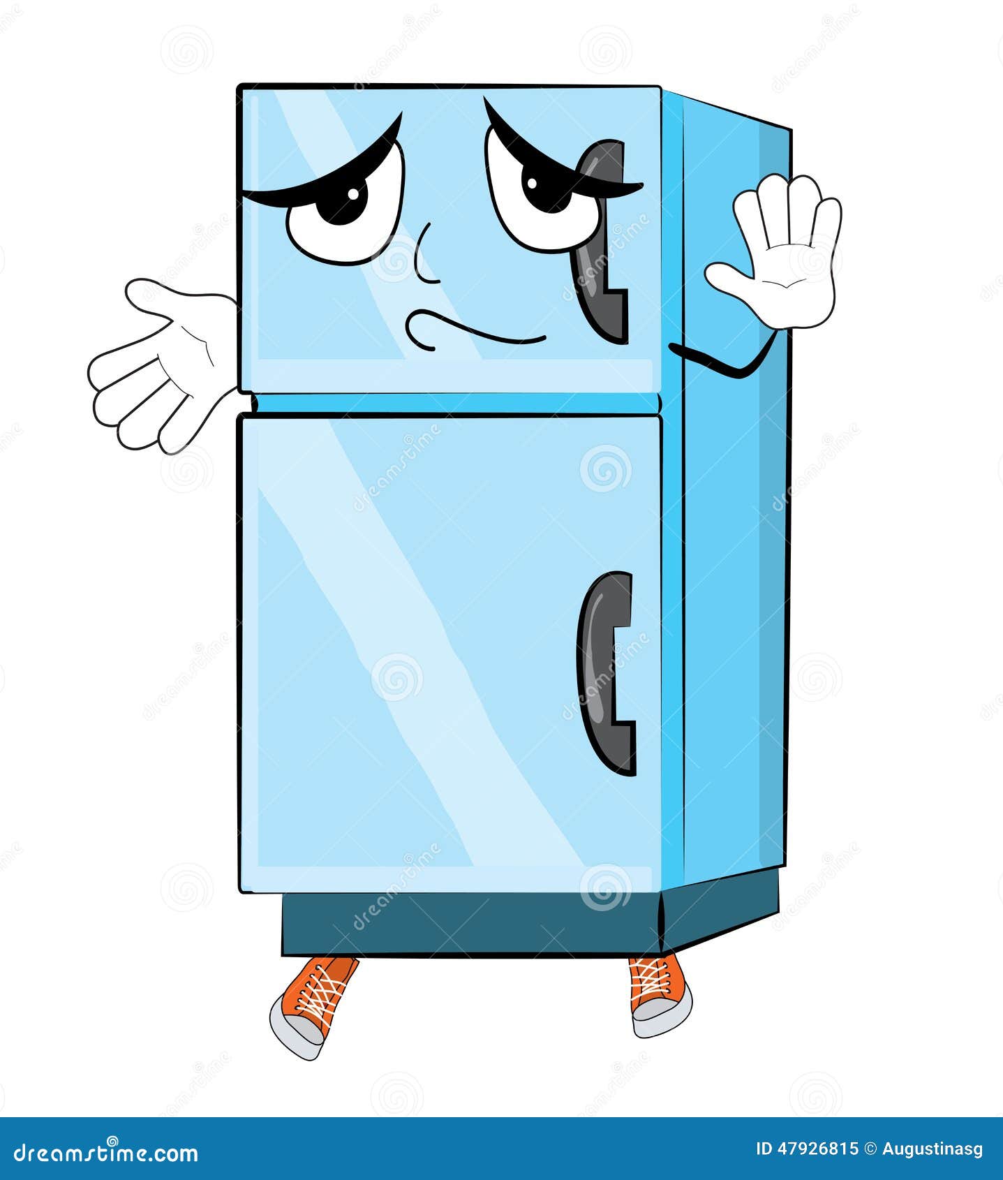 Innocent Fridge Cartoon Royalty-Free Illustration | CartoonDealer.com ...