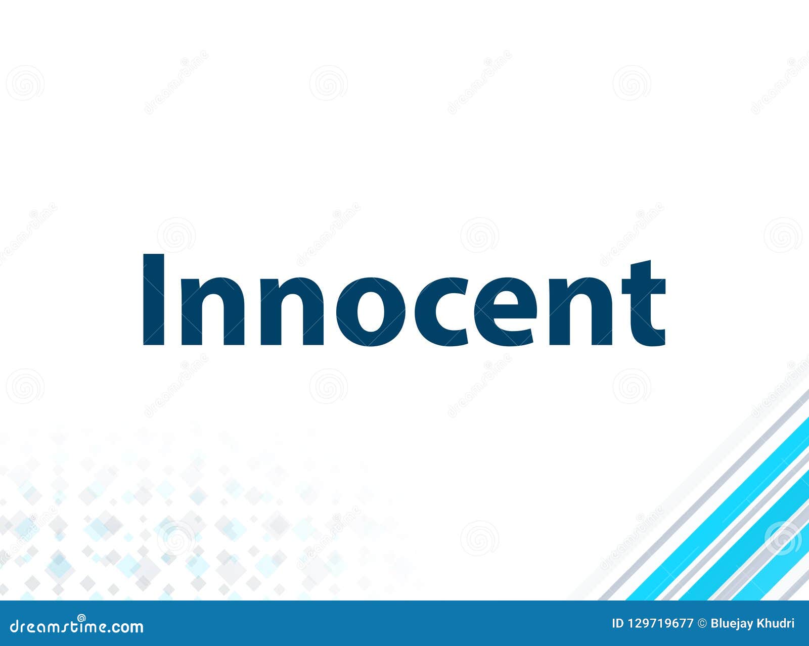 Innocent Modern Flat Design Blue Abstract Background Stock Illustration ...