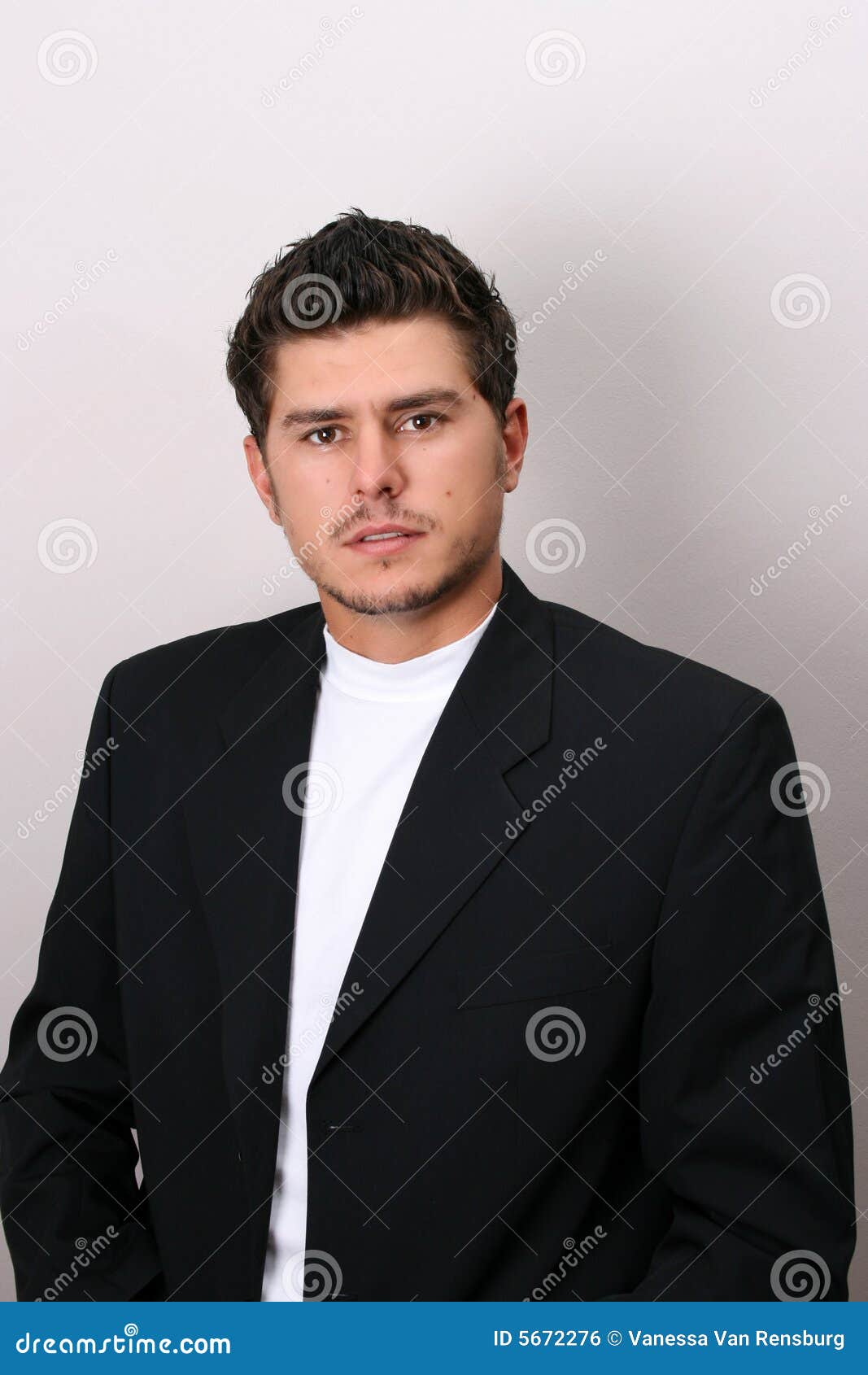 Innocent Male Model stock photo. Image of space, neat - 5672276