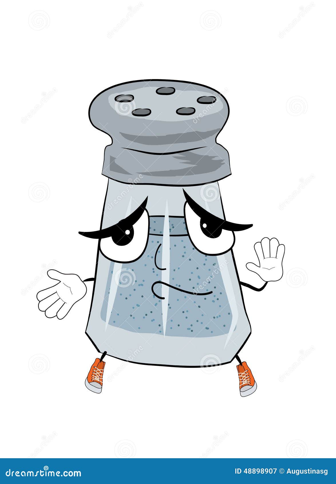Innocent Salt cartoon stock illustration. Illustration of innocent ...