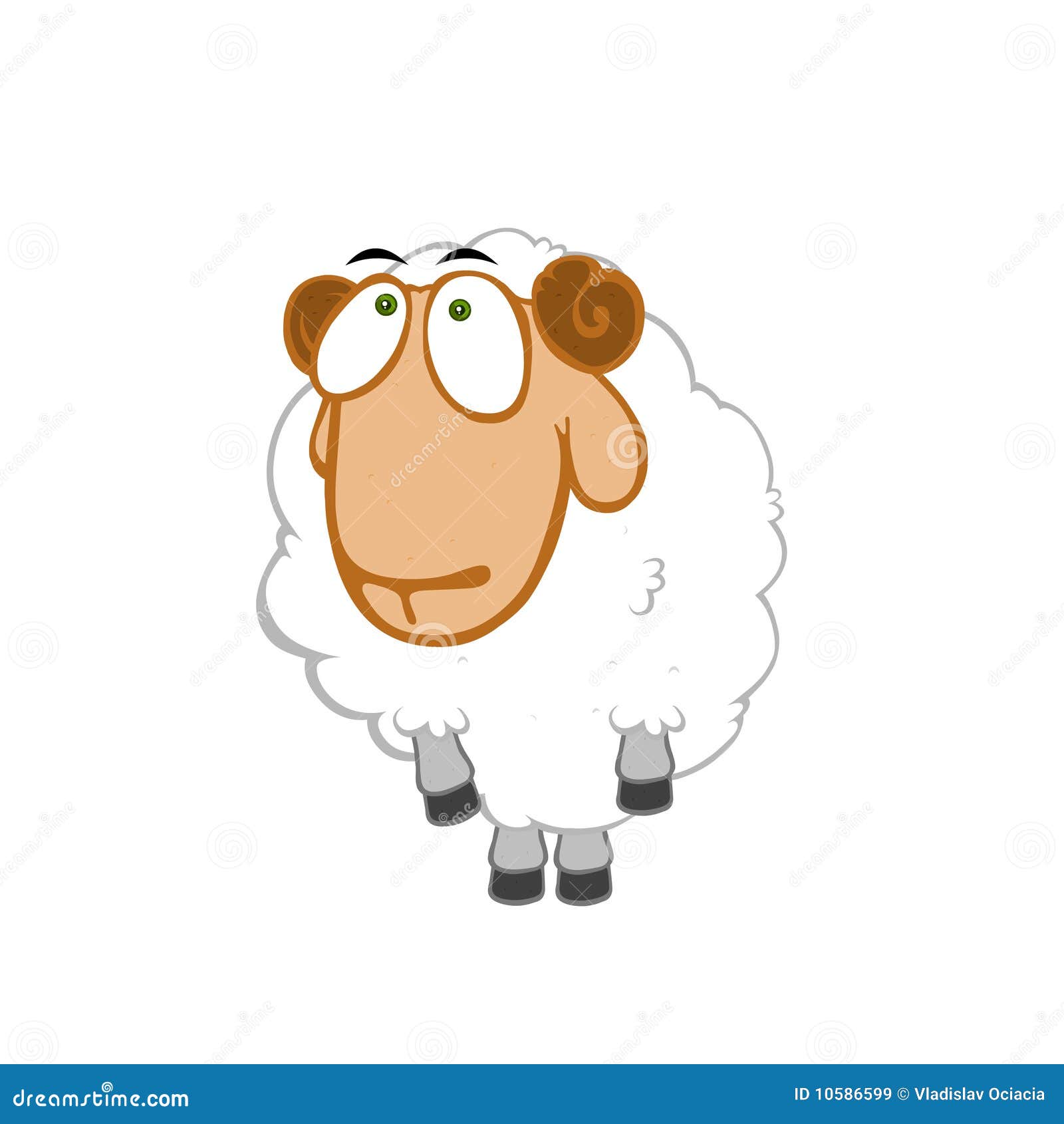 Innocent sheep stock illustration. Illustration of holy - 10586599