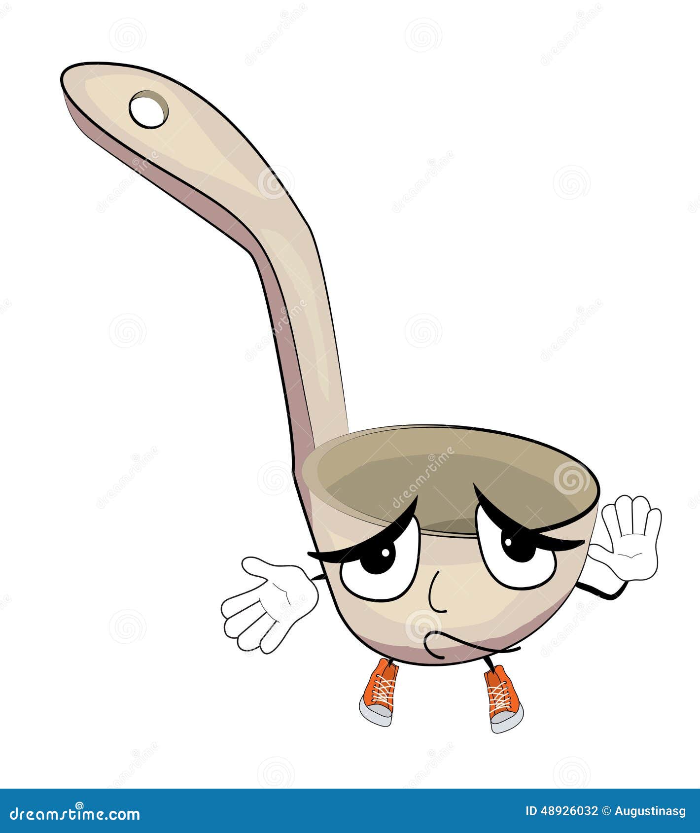 Innocent spoon cartoon stock illustration. Illustration of symbol ...