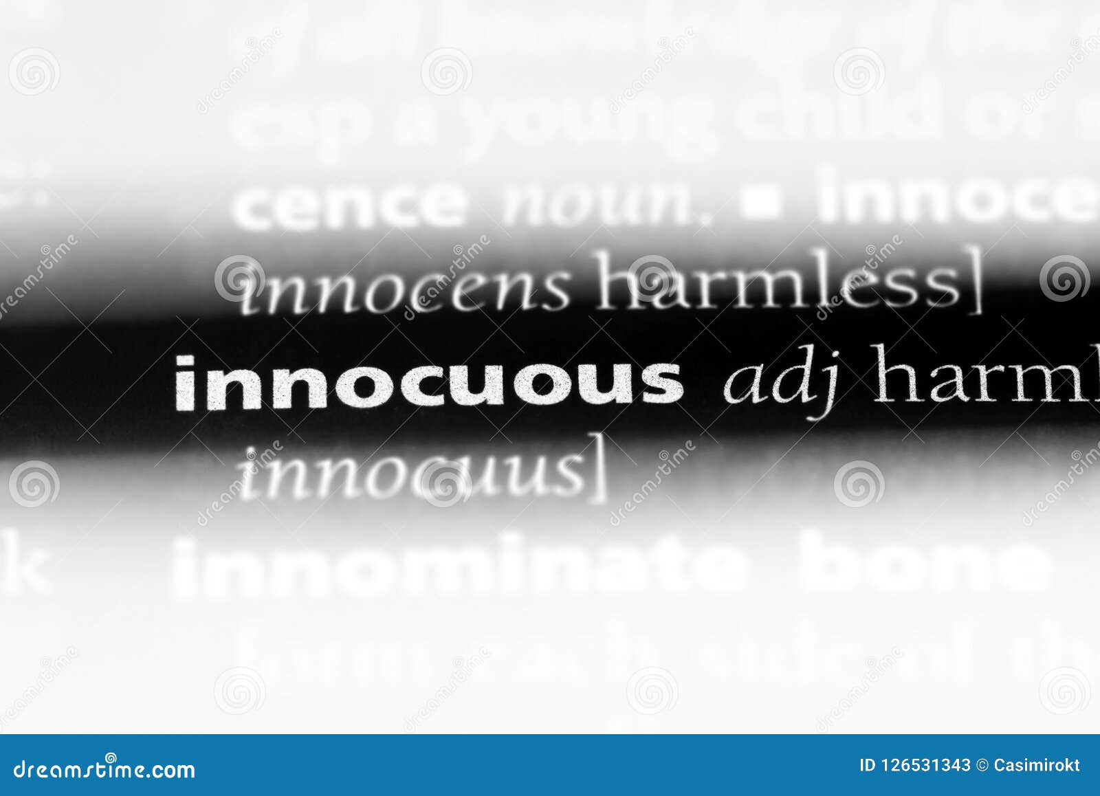 Innocuous stock image. Image of closeup, page, isolated - 126531343