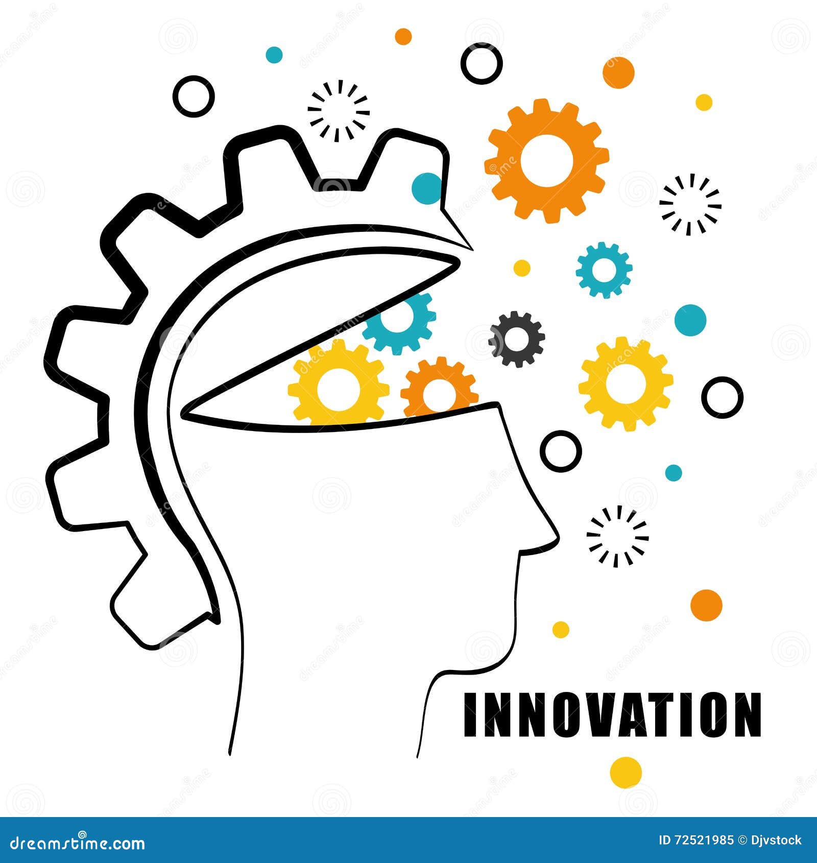 Innova El Diseño Icono De La Idea Ejemplo Plano, Vector Ilustración del ...