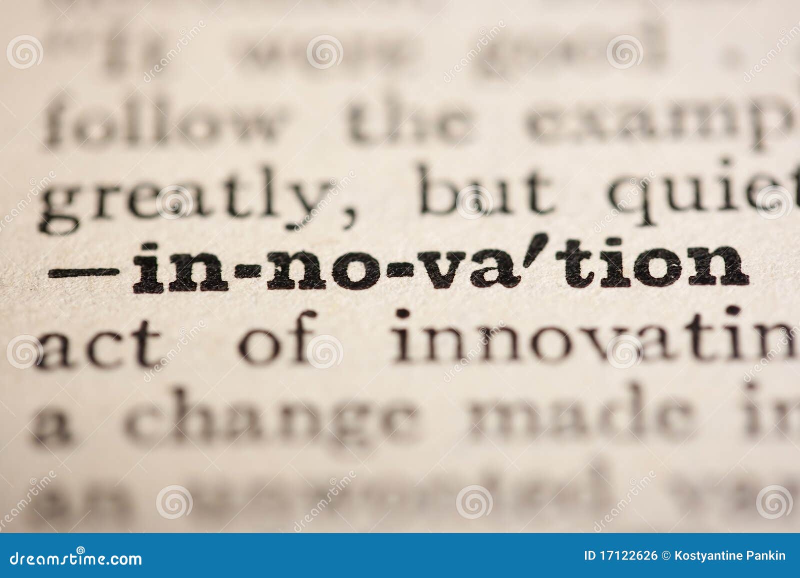 Innovación de la palabra foto de archivo. Imagen de aumento - 17122626