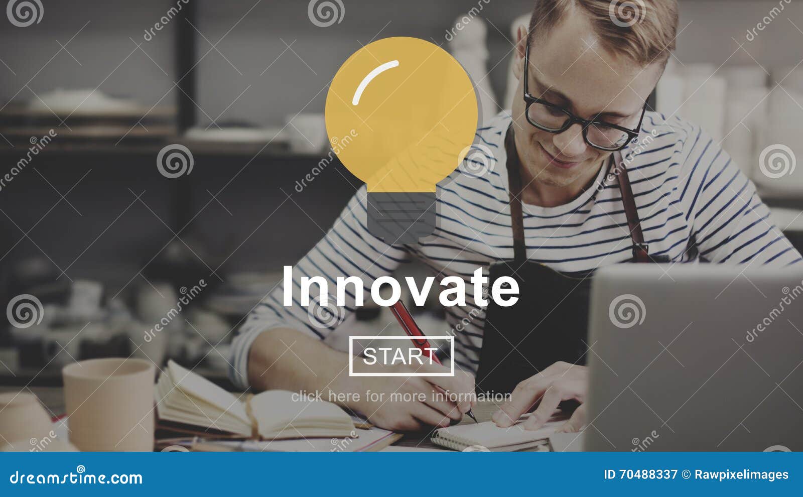 Innovate Create Progress Invention Ideas Concept Stock Image - Image of ...