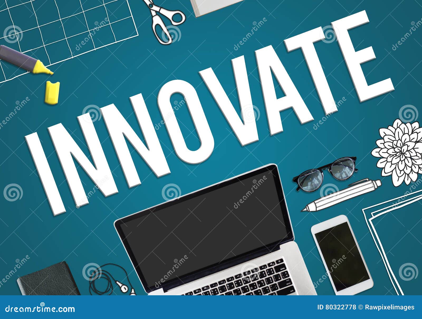Innovate Innovation Invention Development Vision Concept Stock ...