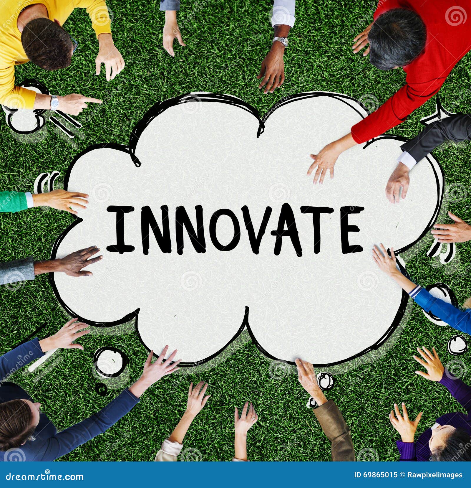 Innovate Innovation Planning Inspiration Ideas Concept Stock Image ...