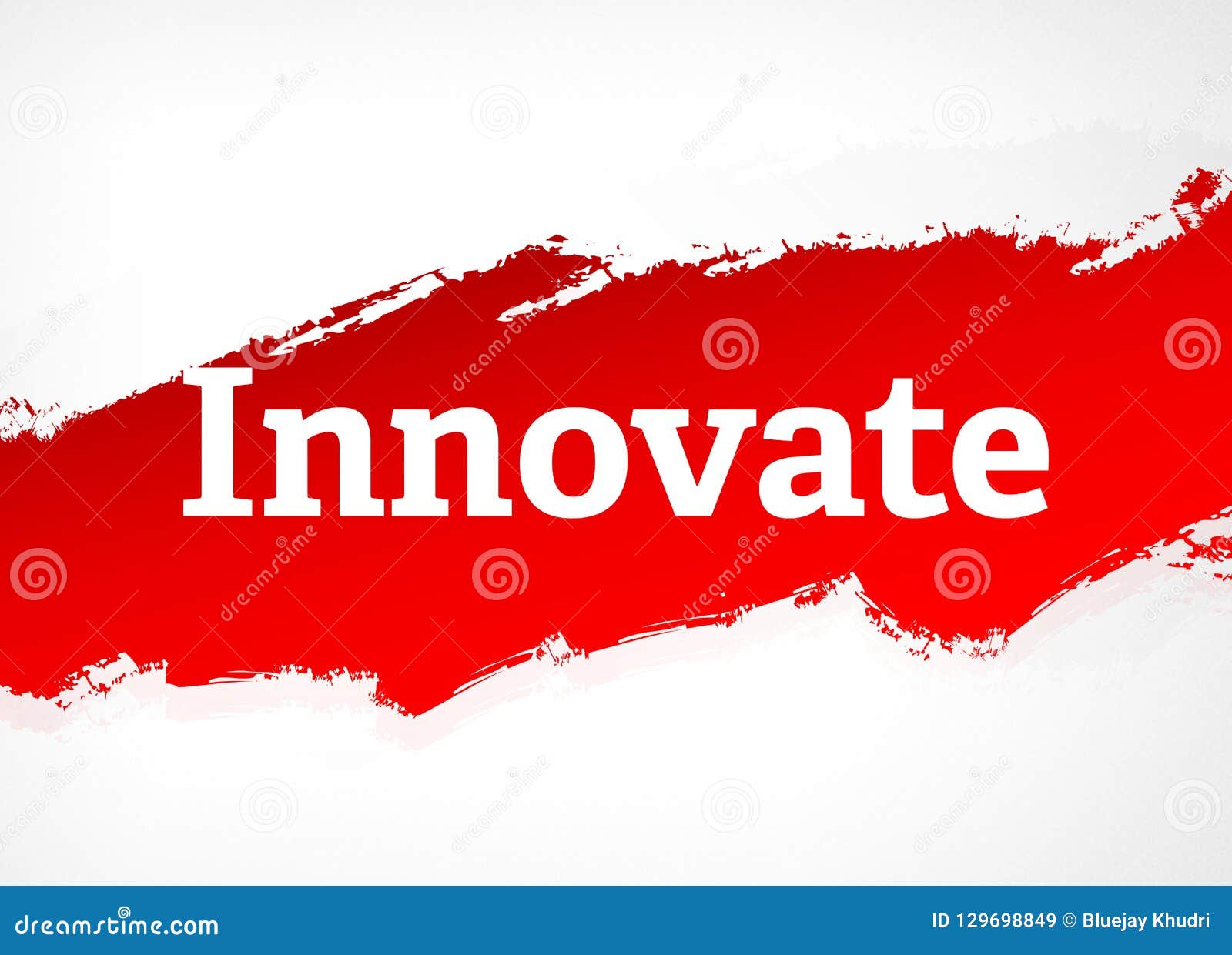 Innovate Red Brush Abstract Background Illustration Stock Illustration ...