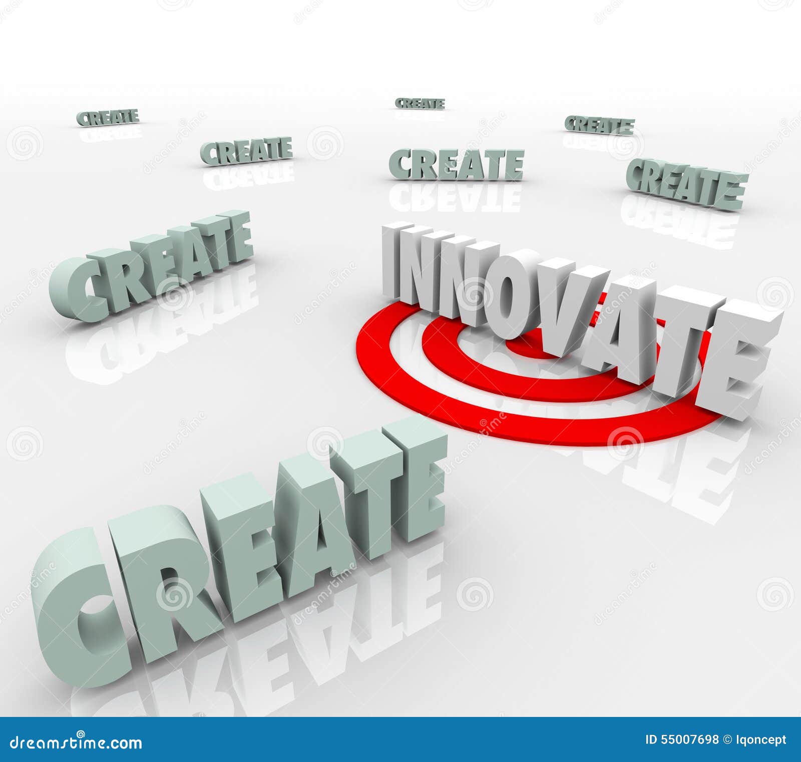 Innovate Word Target Bull S Eye Creativity New Design Idea Stock ... Innovate Word Target Bull S Eye Creativity New Design Idea Stock ...