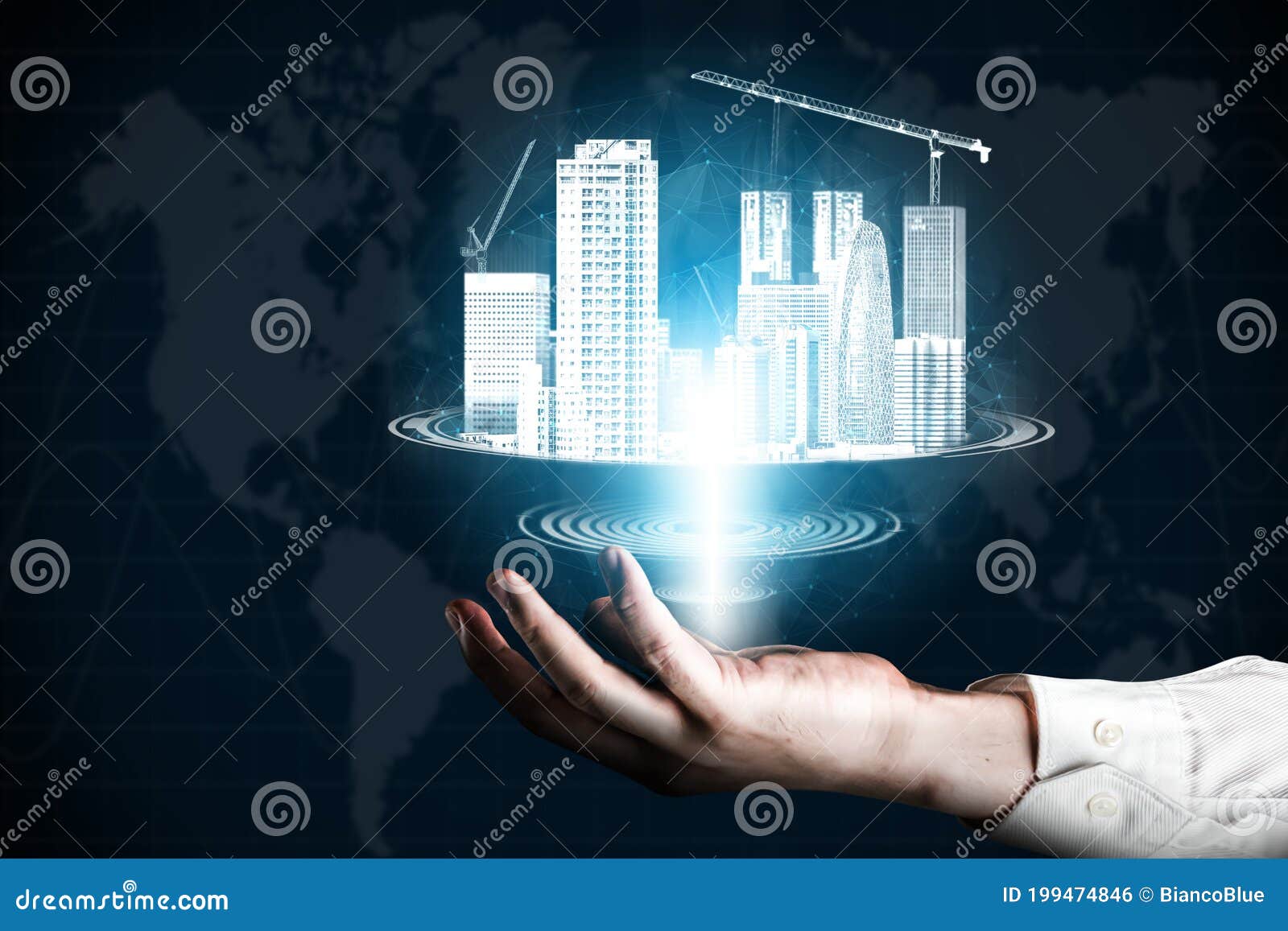 Innovated Building Architecture and Engineering. Stock Photo - Image of ...