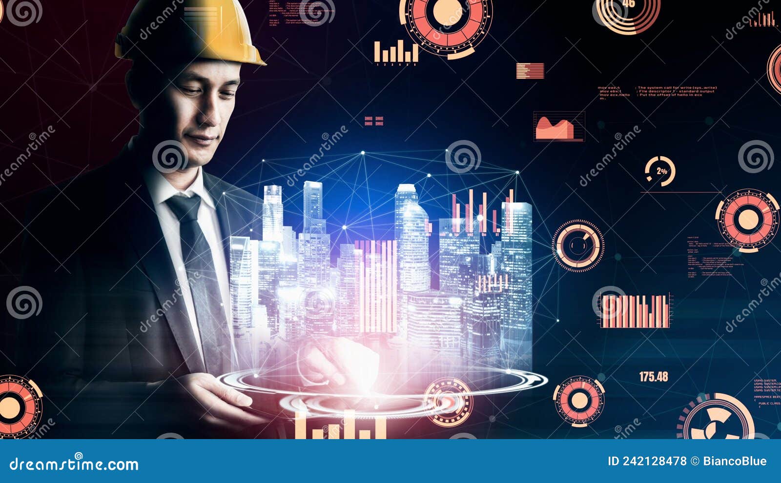 Innovated Building Architecture and Inventive Engineering Stock Photo ...