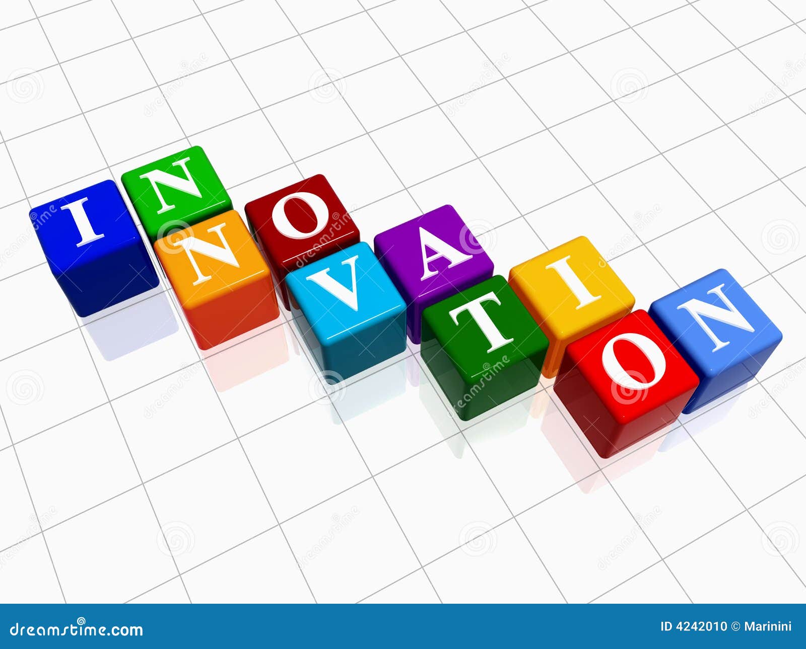 Innovatie in kleur 2 stock illustratie. Illustration of begrip - 4242010