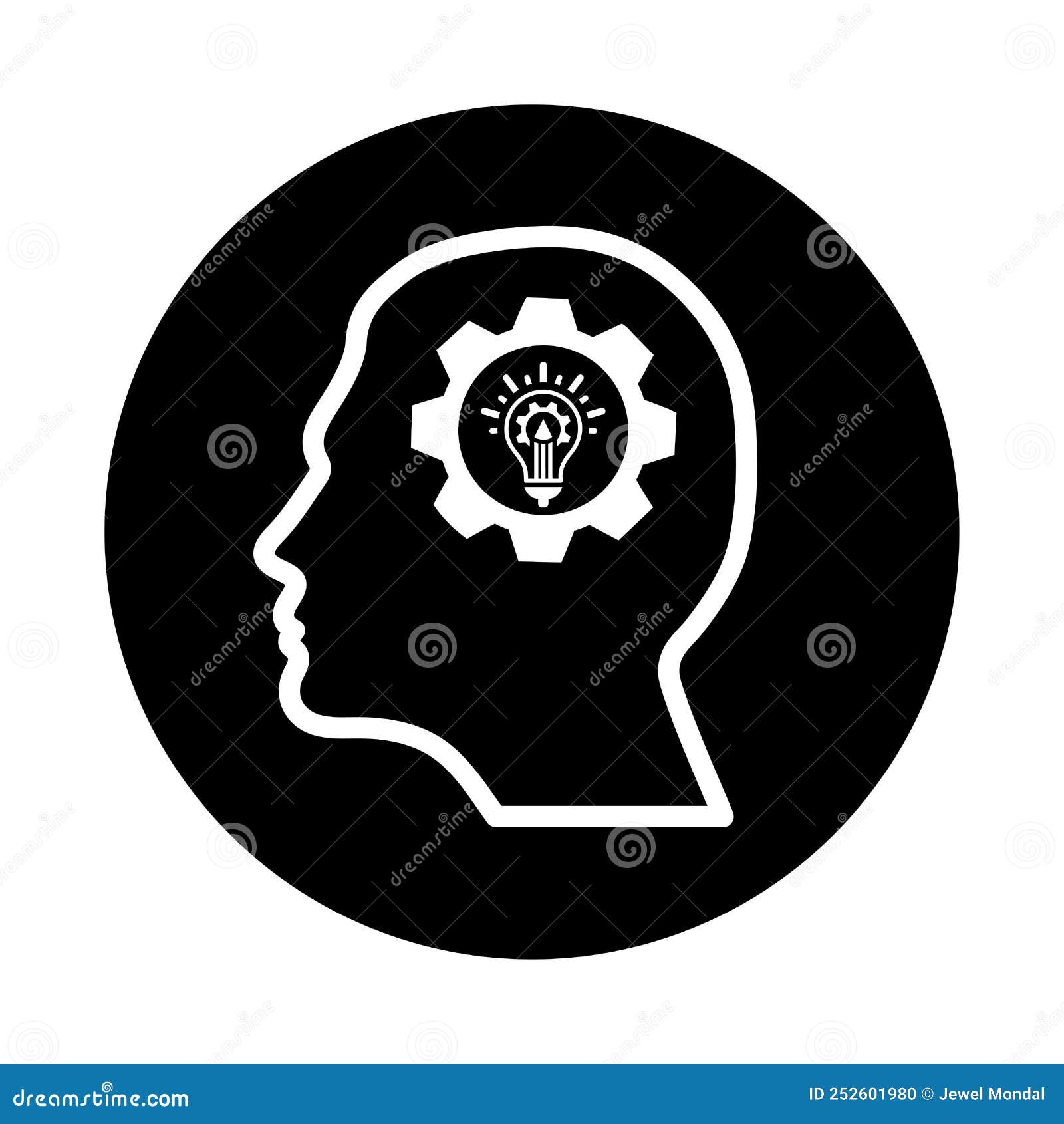 Innovating, Mindset Icon. Black Vector Design Stock Photo ... Innovating, Mindset Icon. Black Vector Design Stock Photo ...
