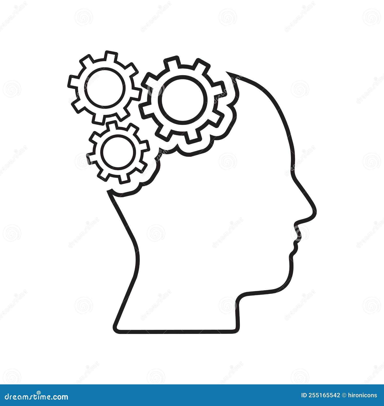 Innovating, Mindset Outline Icon. Line Art Vector Stock Photography ... Innovating, Mindset Outline Icon. Line Art Vector Stock Photography ...