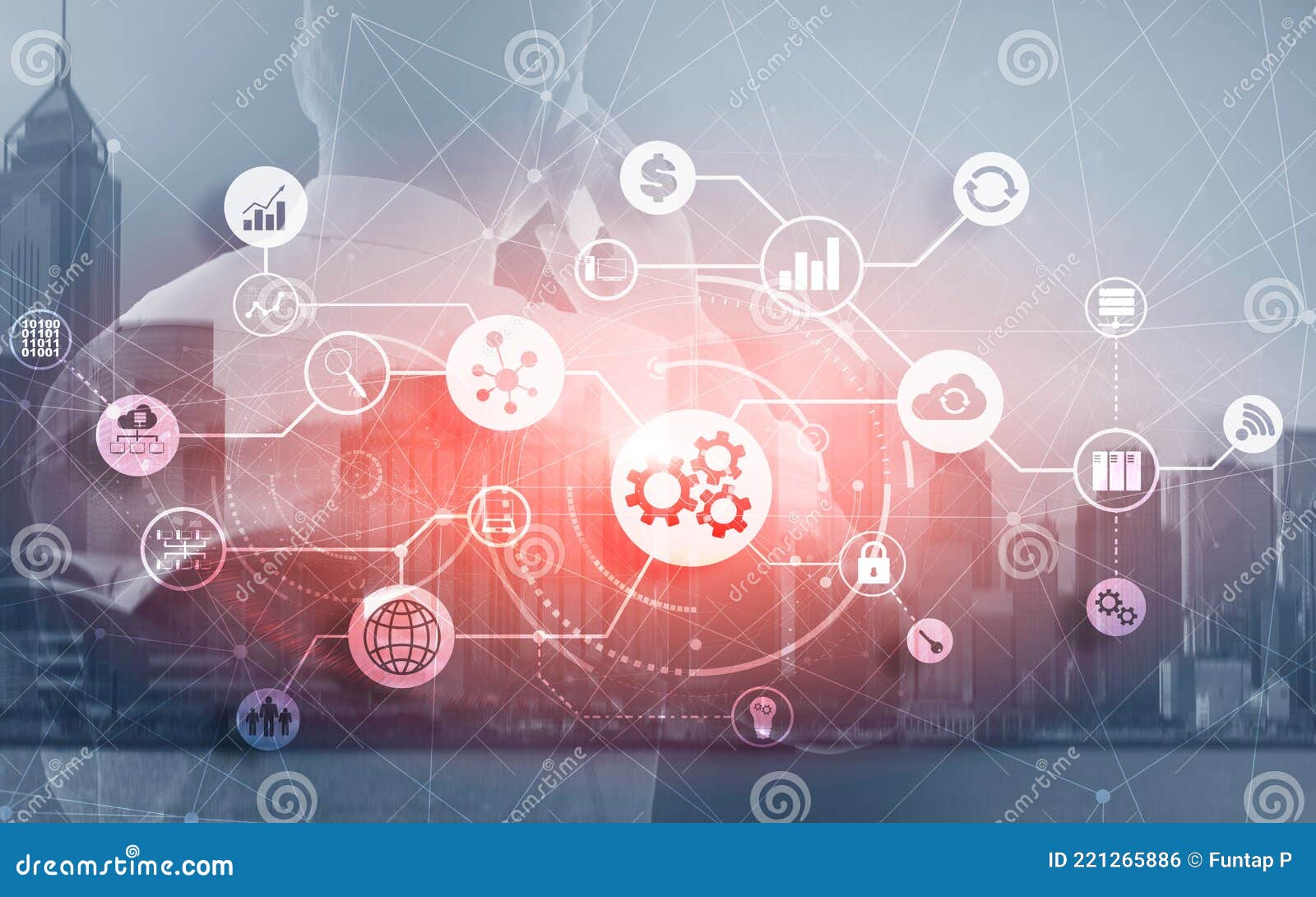 Innovation Automation Software Technology Process System Business Stock ...