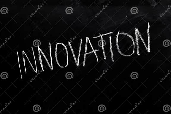 Innovation on Blackboard stock image. Image of blackboard - 33490513
