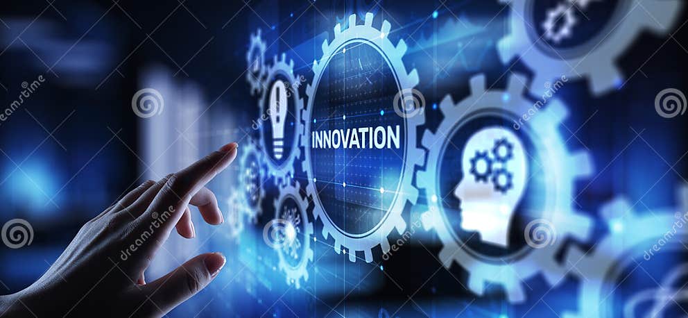 Innovation Business and Technology Concept on Virtual Screen. Innovate ...