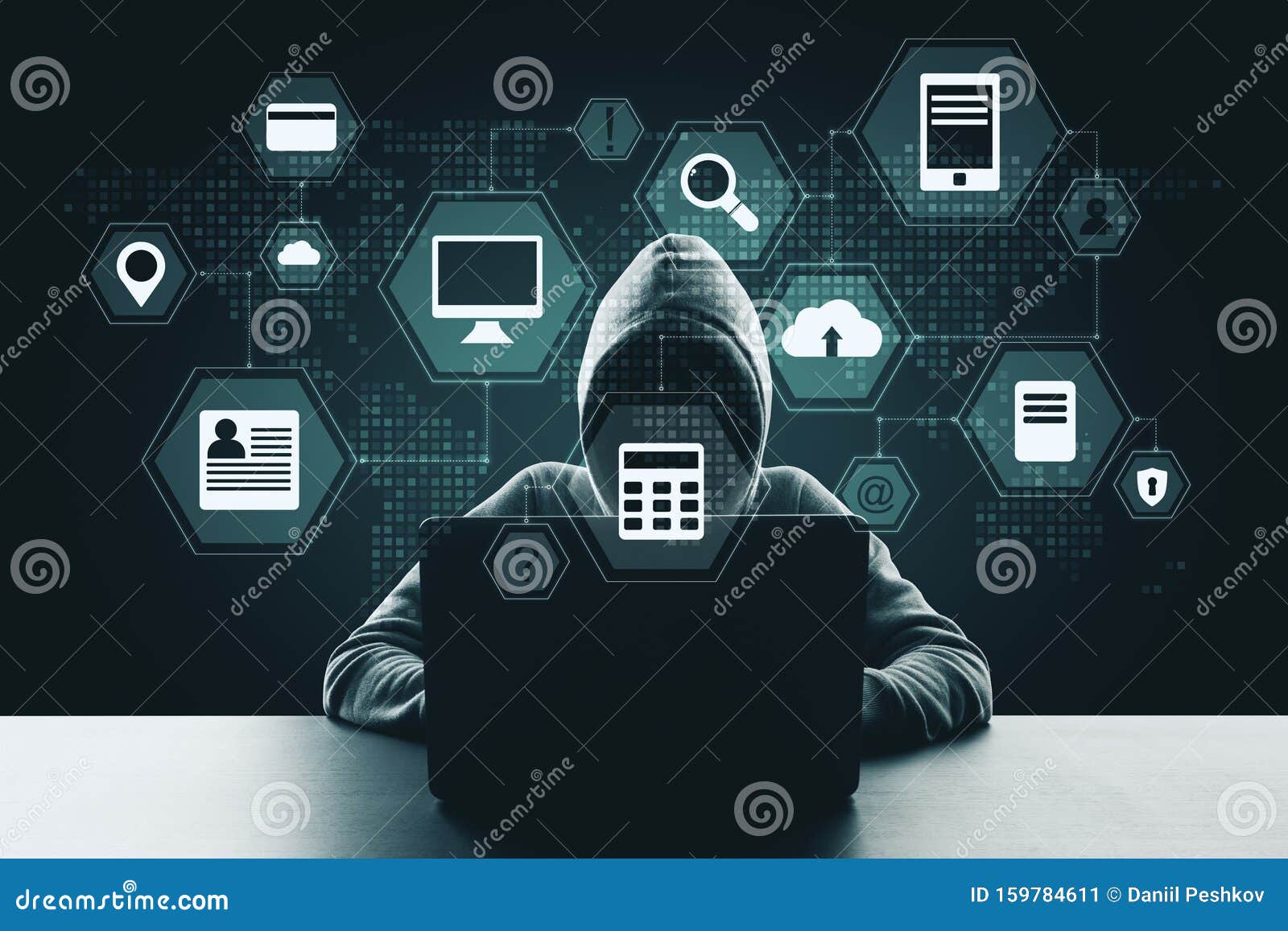 Innovation and Cloud Computing Concept Stock Image - Image of double ...