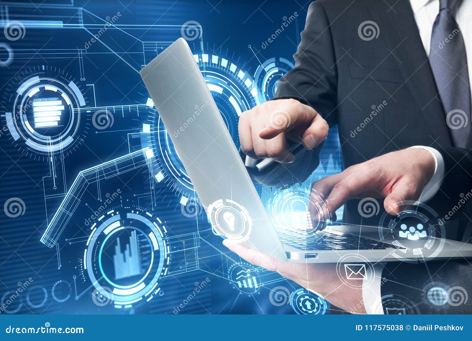 Innovation and Communication Concept Stock Photo - Image of internet ...