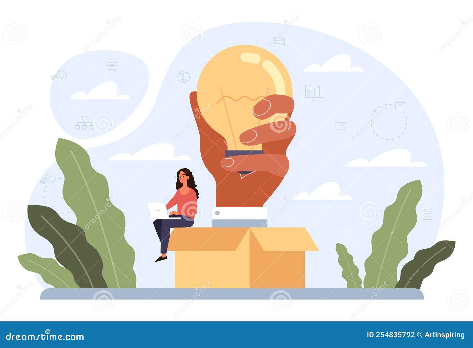 Innovation Concept. Idea of Creative Business, Community or Invention ...