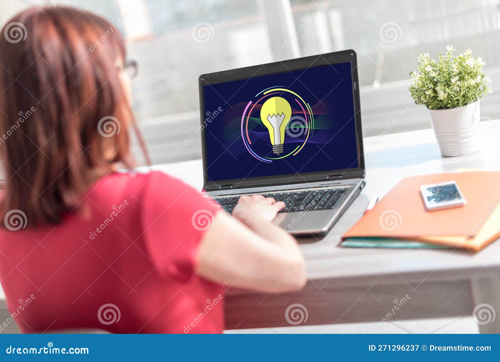 Innovation Concept on a Laptop Screen Stock Image - Image of ...