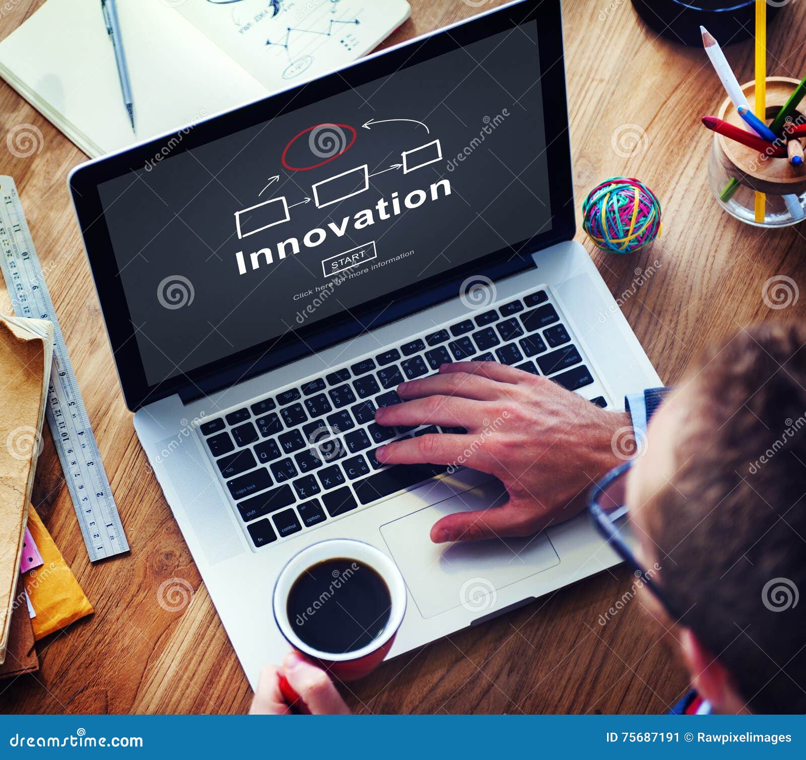 Innovation Creative Design Development Modern Concept Stock Image ...