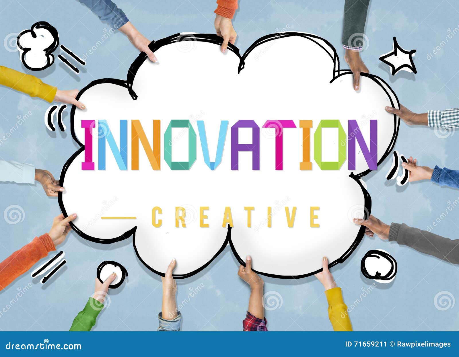 Innovation Creative Design Ideas Imagination Concept Stock Illustration ...