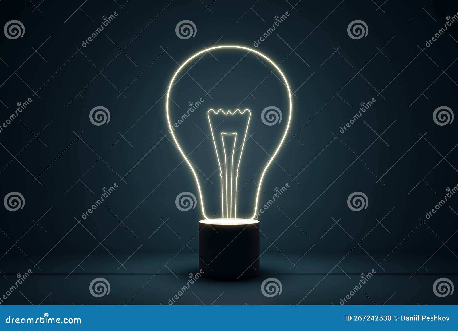 Innovation and Creative Idea Concept with Digital Illuminated Light ...