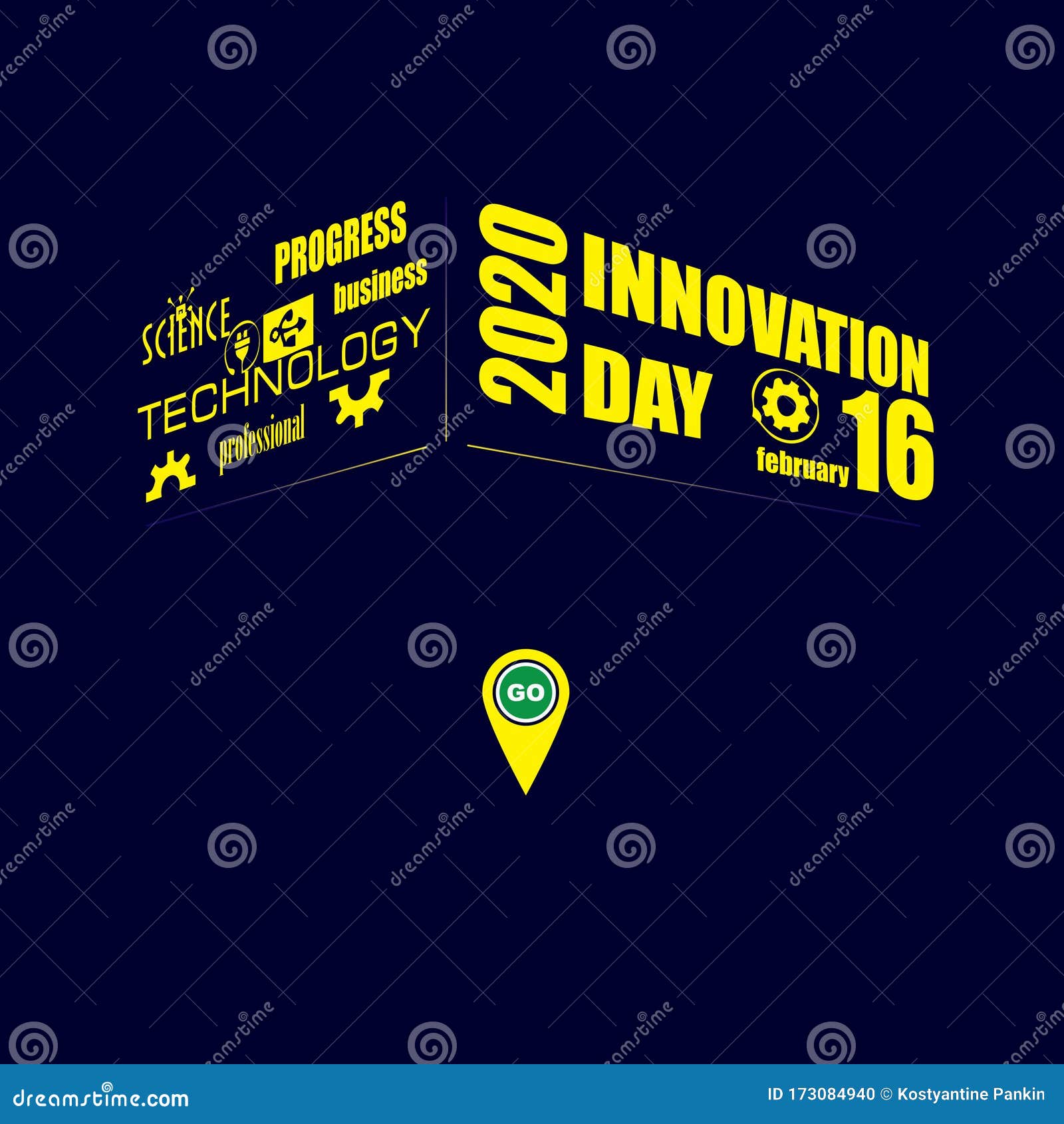 Innovation Day stock vector. Illustration of headway - 173084940