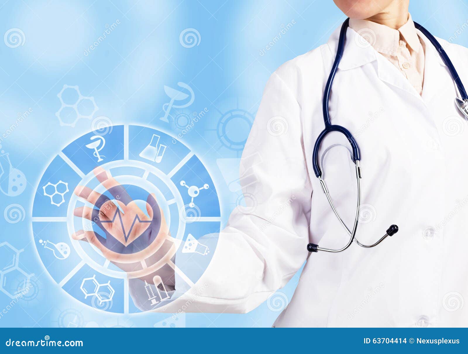 Innovation in Der Modernen Medizin Stockfoto - Bild von digital ...