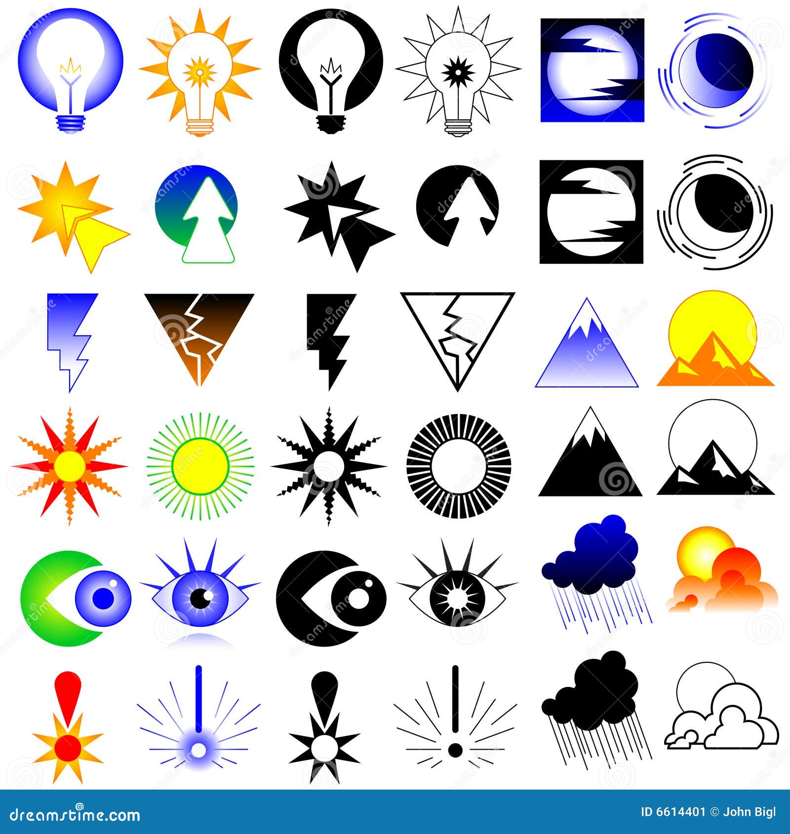 Innovation Design Elements stock vector. Illustration of strike - 6614401