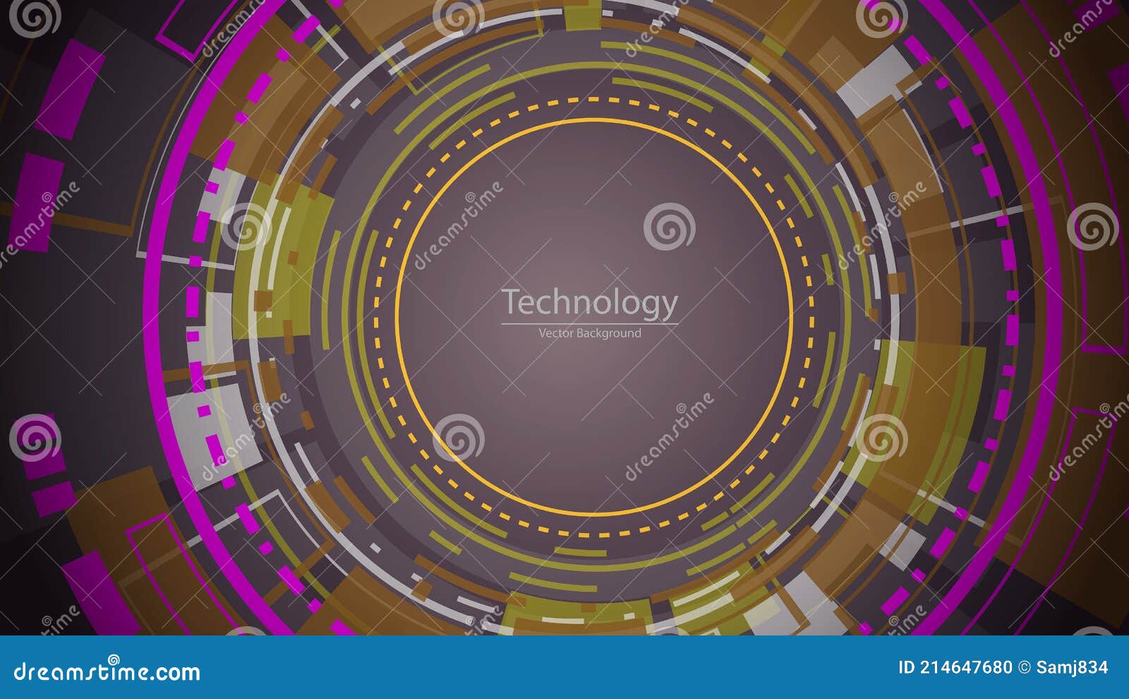 Innovation Digital Technology Background Stock Vector - Illustration of ...