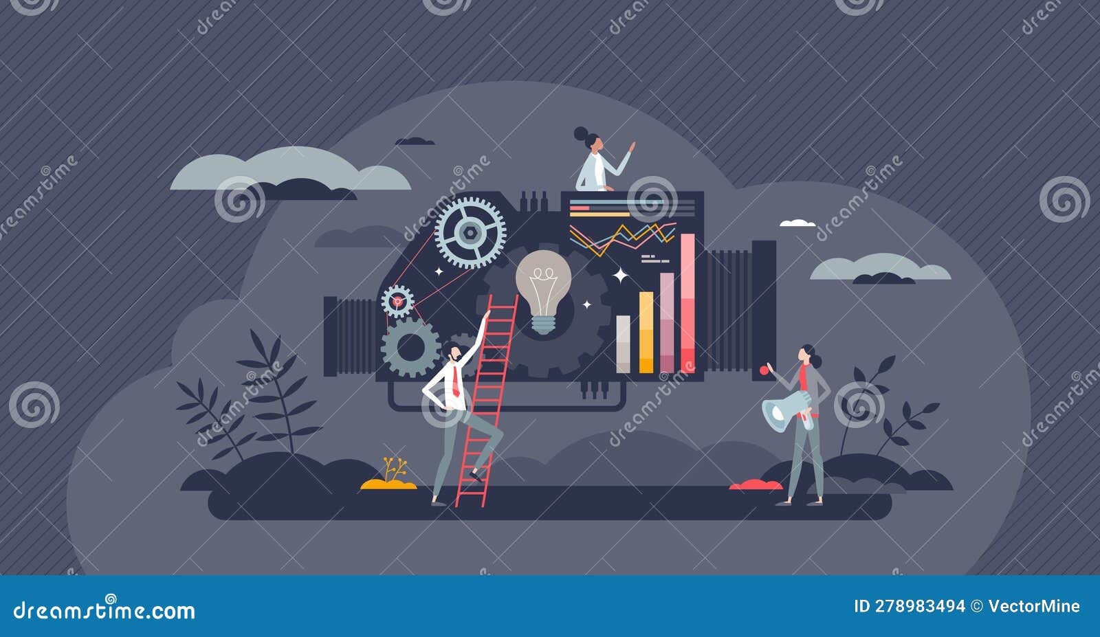 Innovation Engine As Symbolic New Creative Project Launch Tiny Person ...