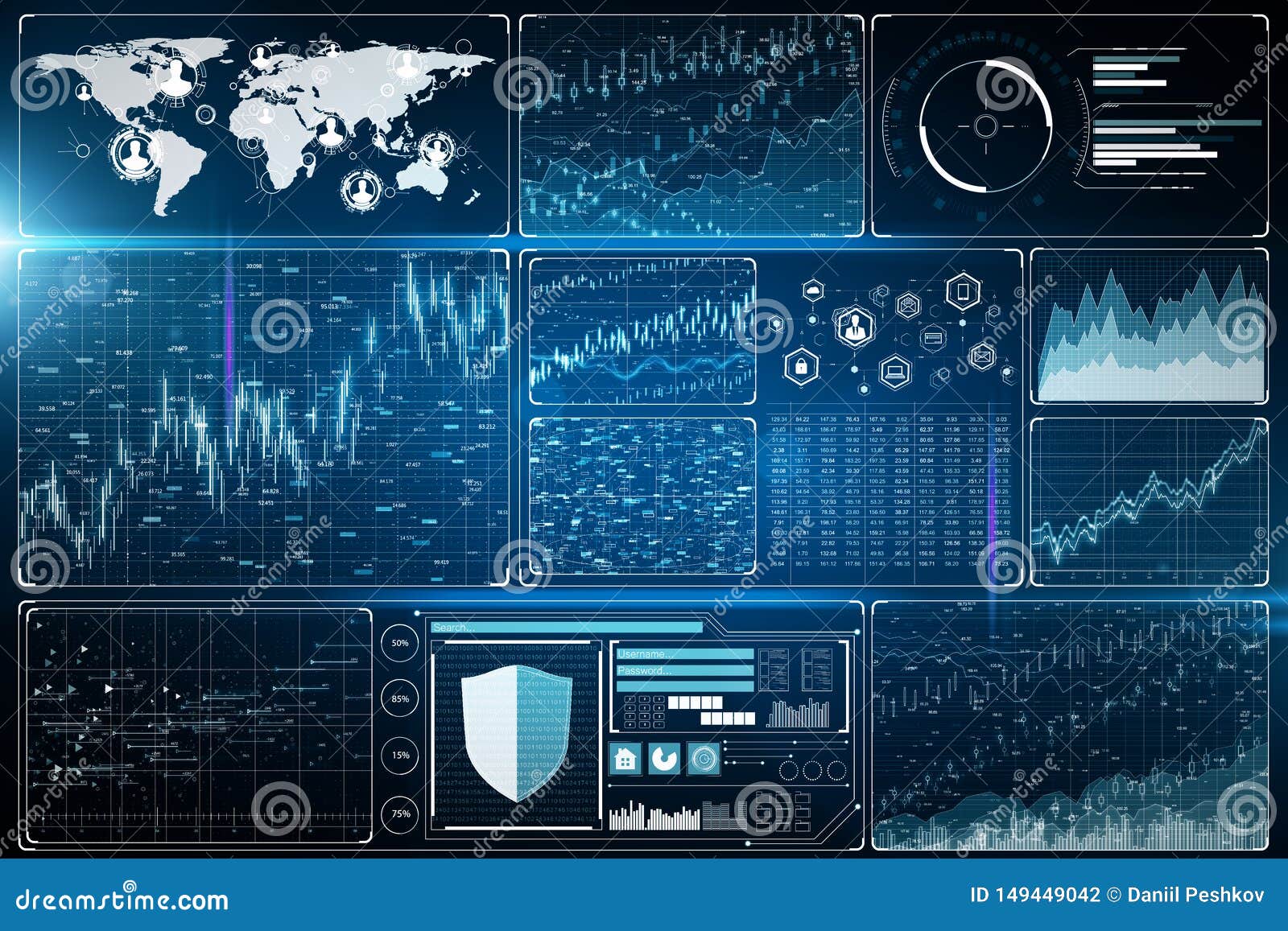 Innovation and Finance Concept Stock Illustration - Illustration of ...