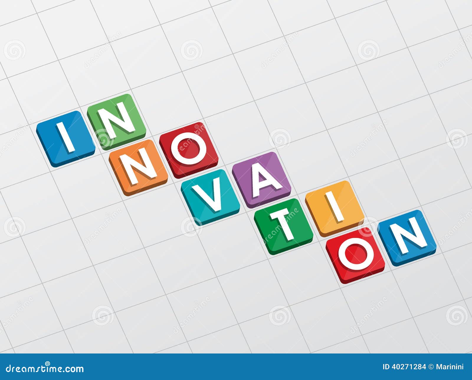 Innovation, flat design stock illustration. Illustration of develop ...