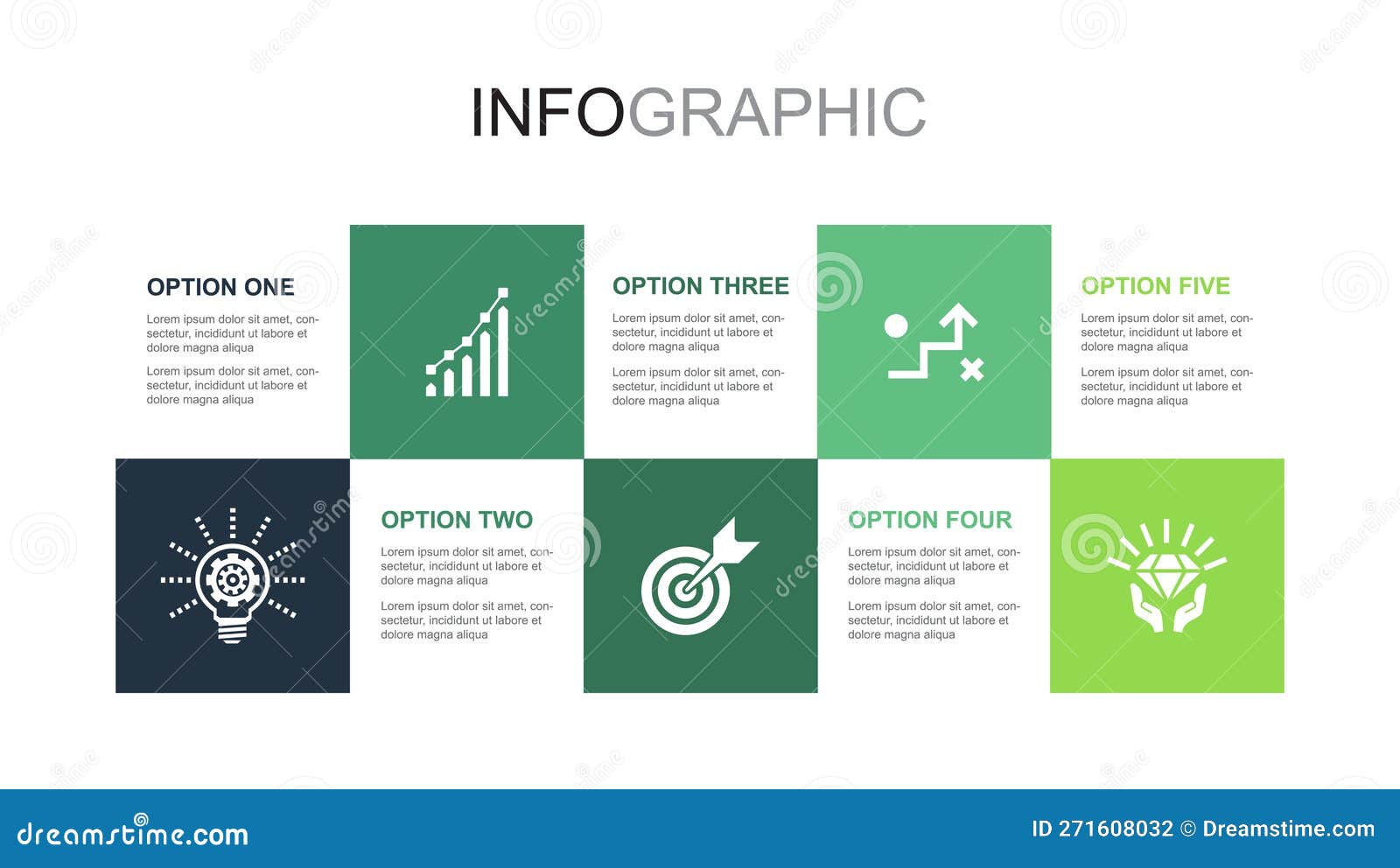 Innovation, Growth, Goal, Strategy Stock Vector - Illustration of data ...