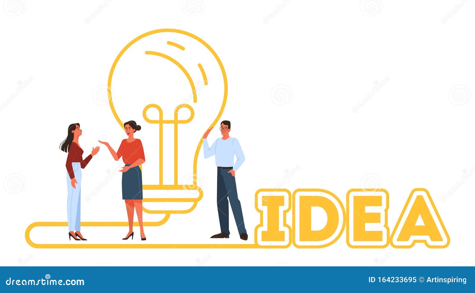 Innovation Horizontal Banner for Your Website. Idea of Creative ...