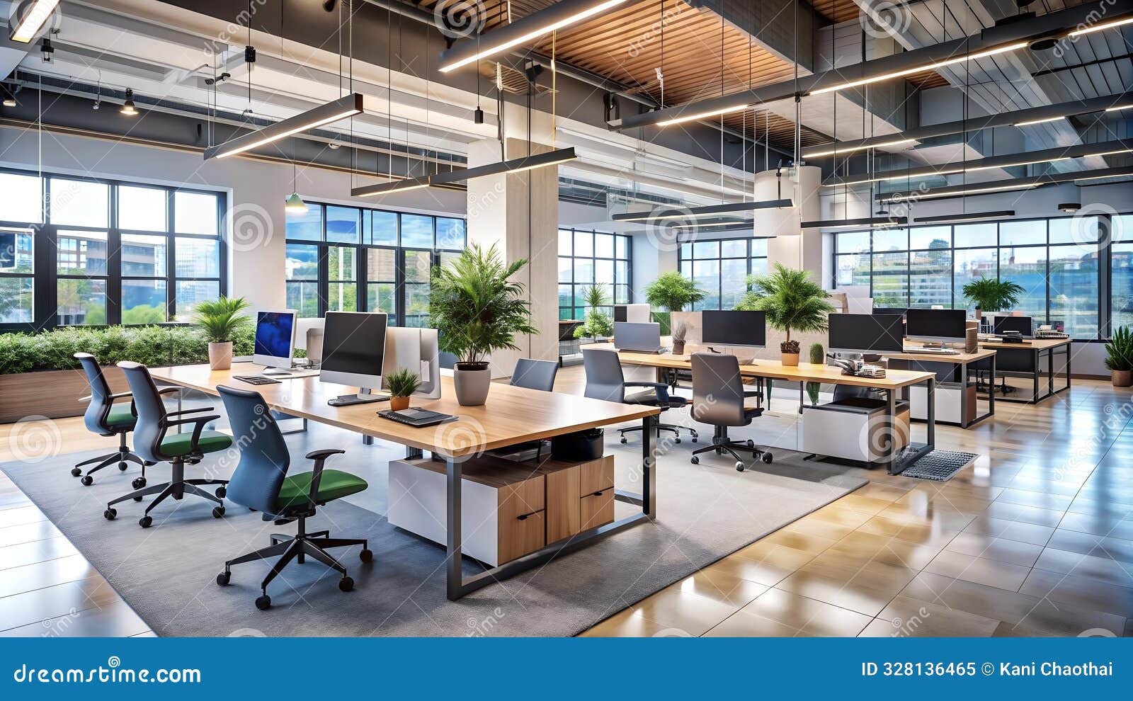 The Innovation Hub an Open Floor Plan Office with a Focus on Technology ...