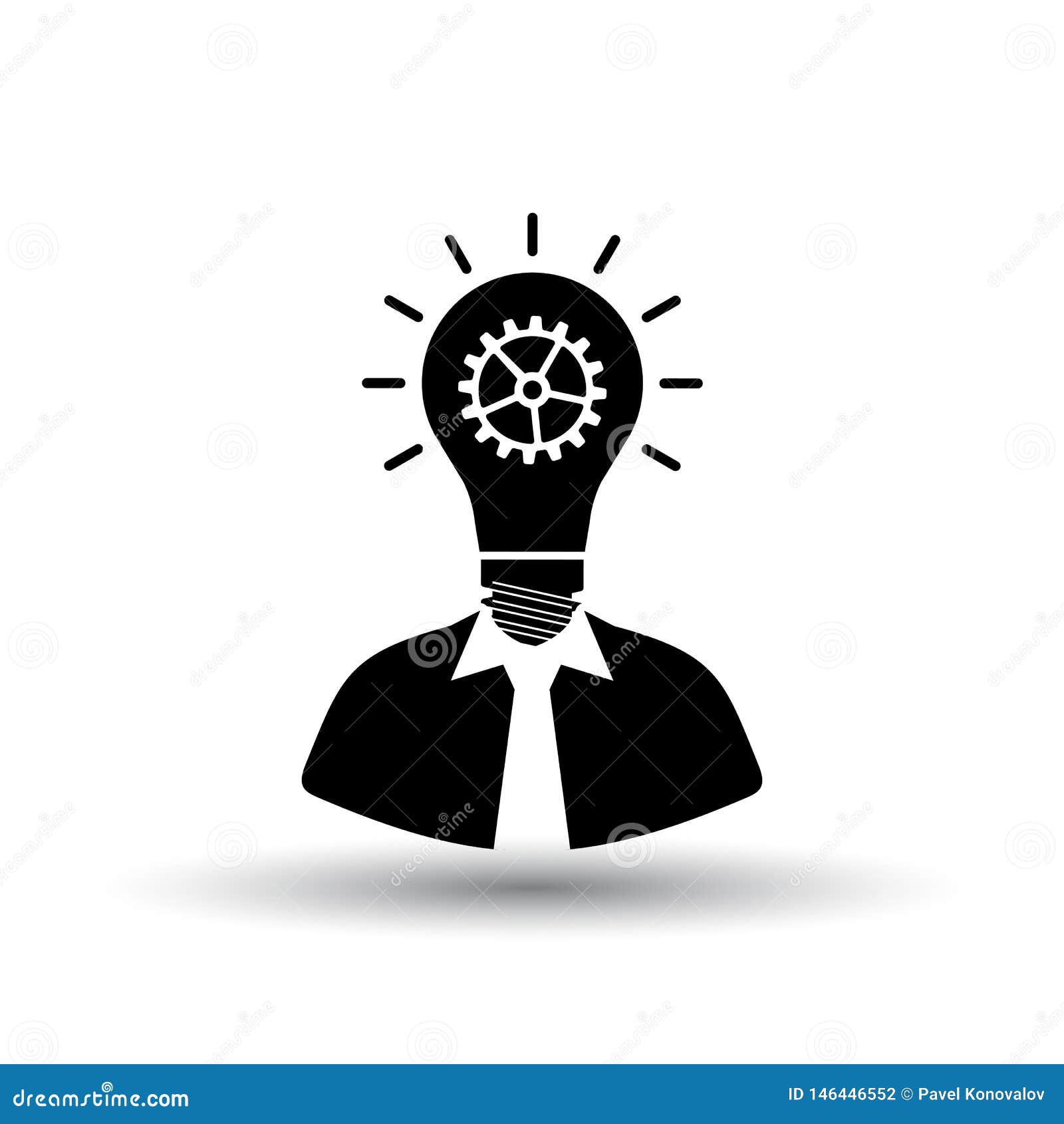 Innovation Icon stock vector. Illustration of sign, bulb - 146446552