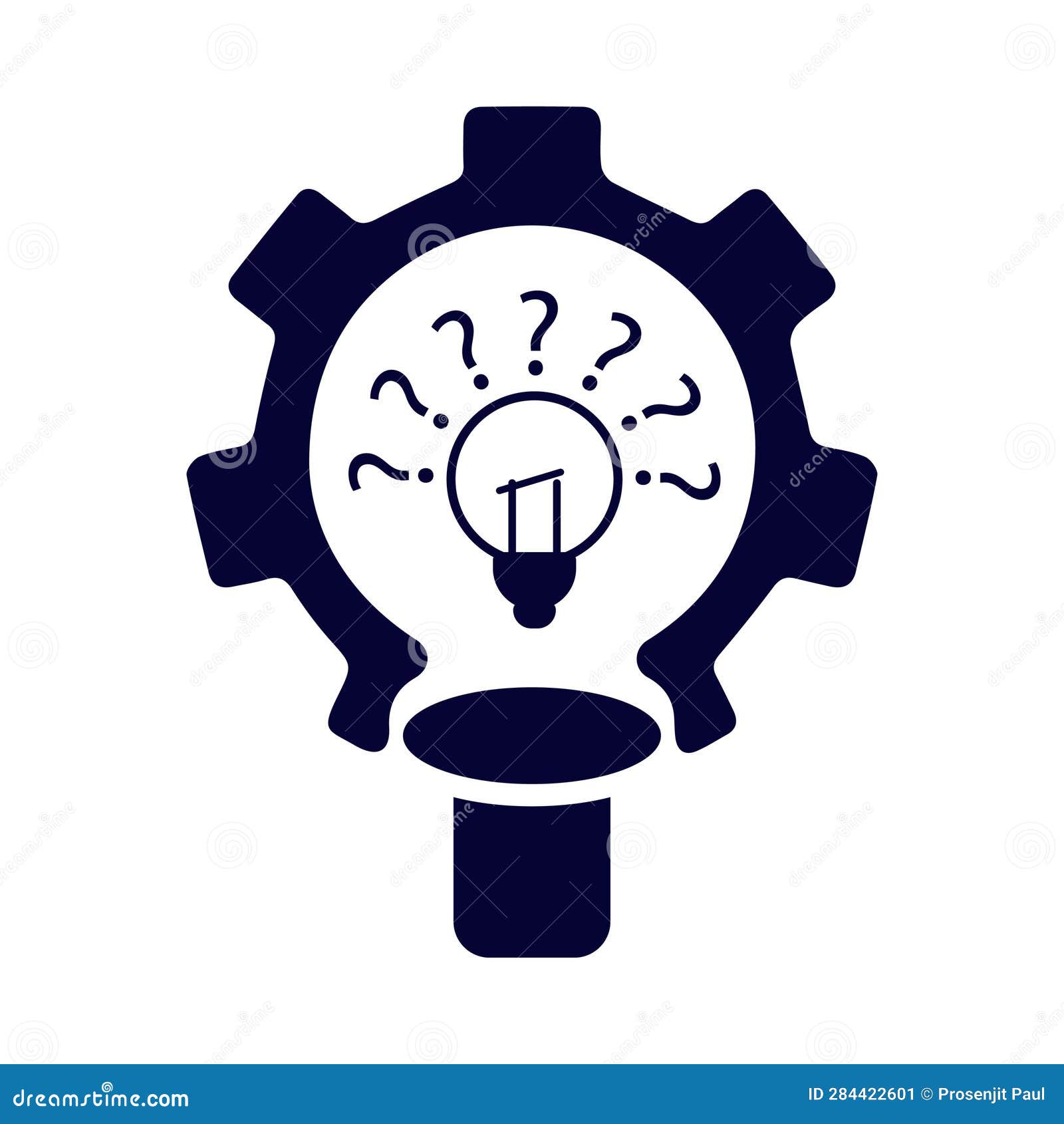 Innovation, Idea, Bulb, Idea, Gear, Light Bulb, Innovation Icon Stock ...