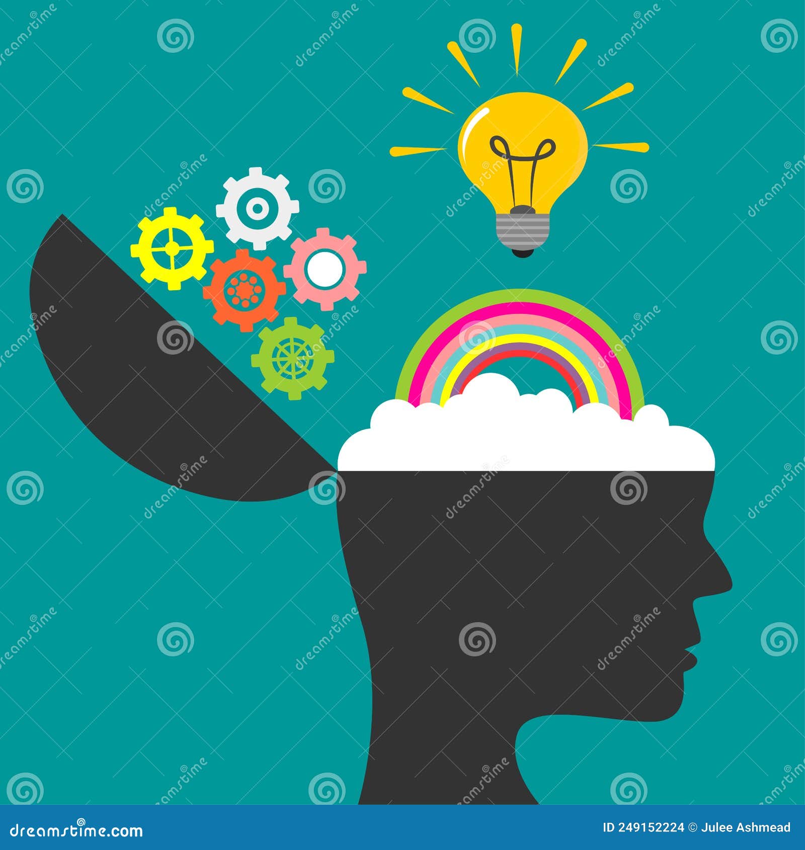 Innovation and Ideas Born from Fresh Ideas and Creative Thinking Stock ...