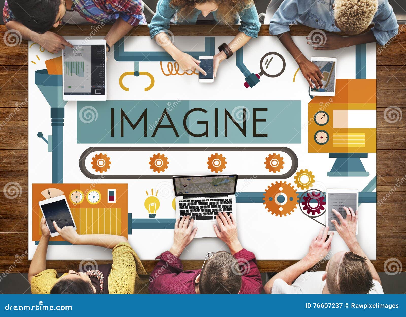 Innovation Ideas Imagine Processing System Concept Stock Image - Image ...