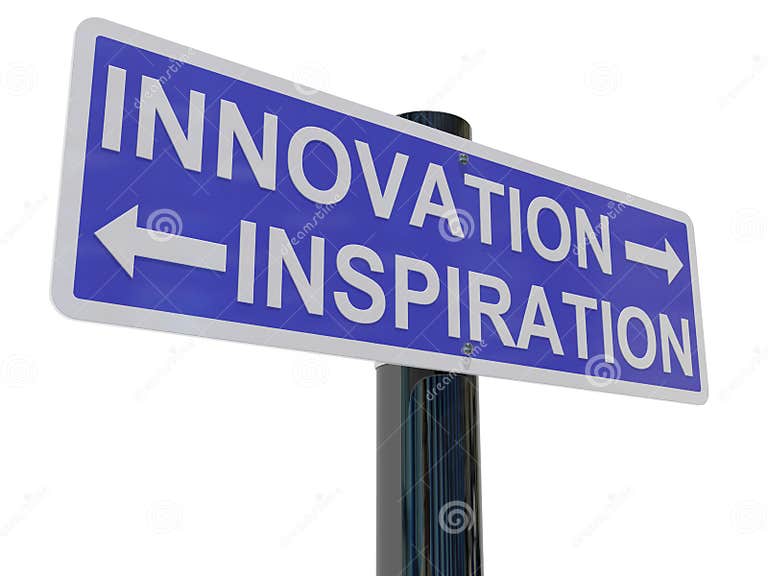 Innovation Inspiration stock illustration. Illustration of arrow - 14153451