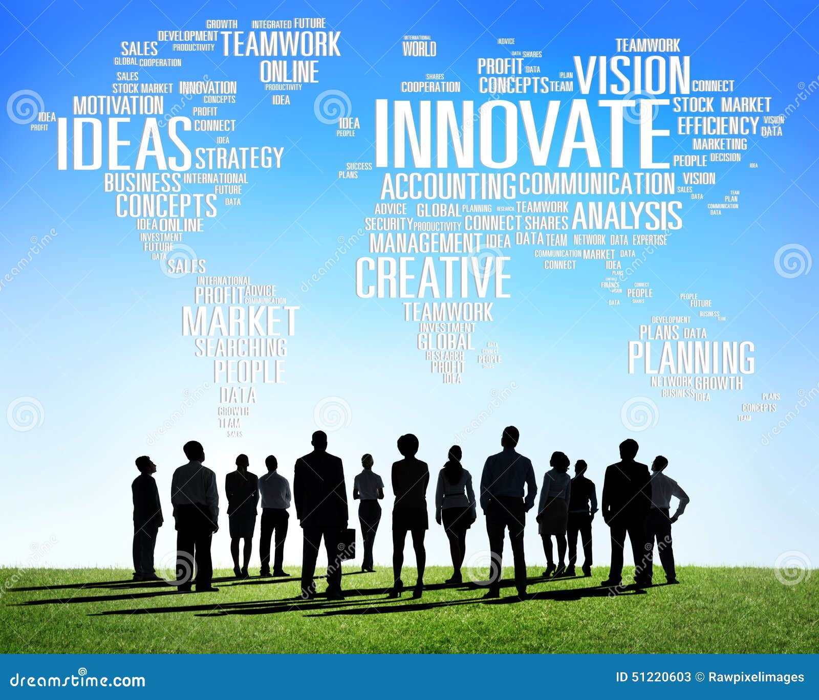 Innovation Inspiration Creativity Ideas Progress Innovate Stock Image ...